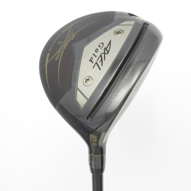 【中古ゴルフクラブ】つるや　AXCEL　AXEL GOLD PREMIUM(2022) フェアウェイウッド THE ATTAS 4　シャフト：THE ATTAS 4