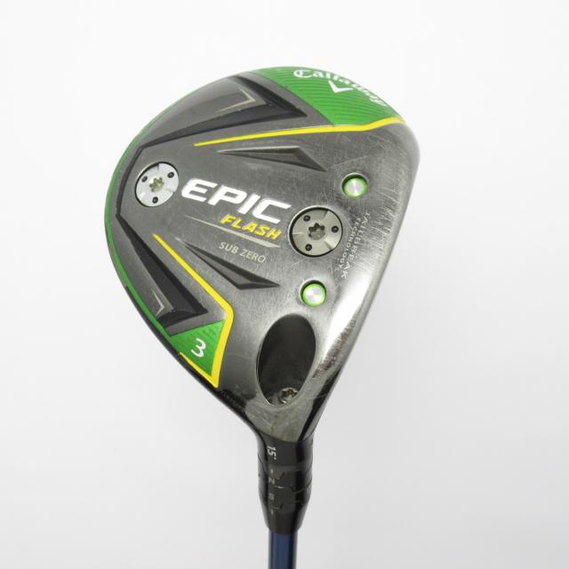【中古ゴルフクラブ】キャロウェイゴルフ　EPIC　エピック フラッシュ サブゼロ フェアウェイウッド Tour AD VR-6　シャフト：Tour AD …
