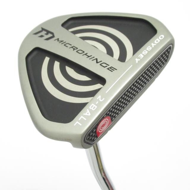 【中古ゴルフクラブ】オデッセイ　ODYSSEY　MICROHINGE 2-BALL V-LINE DB パター スチールシャフト　シャフト：スチールシャフト