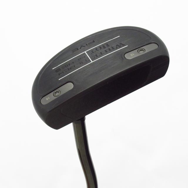 【中古ゴルフクラブ】オデッセイ　White Hot　ホワイト・ホット ブラック FIVE DB パター カーボンスチール複合シャフト　シャフト：カ…