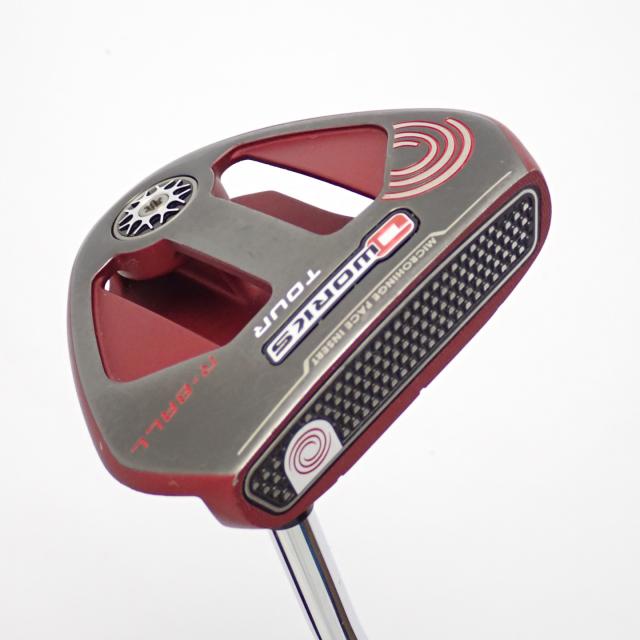 【中古ゴルフクラブ】オデッセイ　O-WORKS　オー・ワークス TOUR レッド R-BALL パター スチールシャフト　シャフト：スチールシャフト