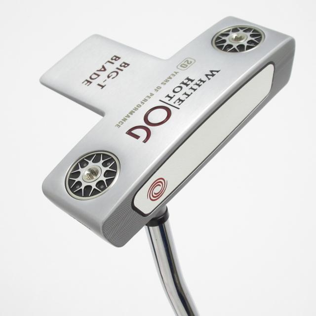 【中古ゴルフクラブ】オデッセイ　White Hot　ホワイトホット オージー BIG T SLシャフト装着 パター カーボンスチール複合シャフト　…