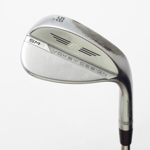 【中古ゴルフクラブ】タイトリスト　Vokey　ボーケイデザイン SM8 ツアークローム ウェッジ スチールシャフト　シャフト：スチールシャ…
