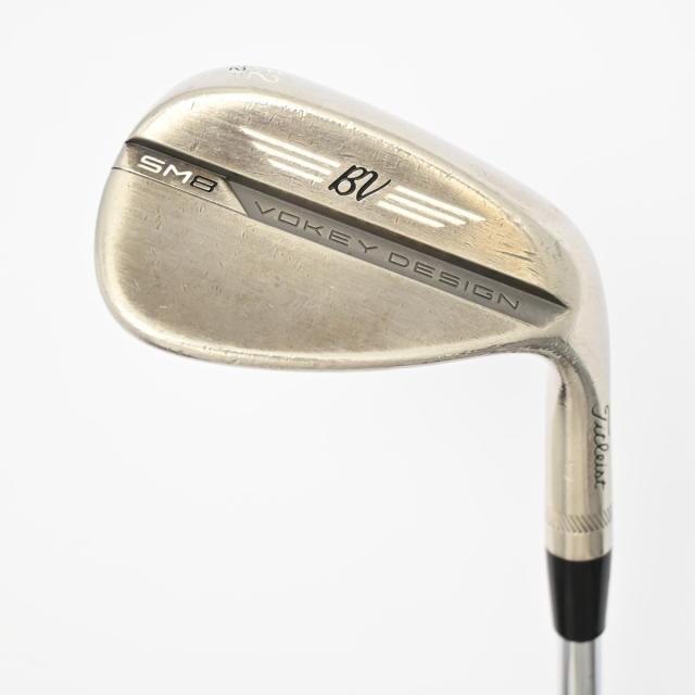 【中古ゴルフクラブ】タイトリスト　Vokey　ボーケイデザイン SM8 ブラッシュドスチール ウェッジ スチールシャフト　シャフト：スチー…