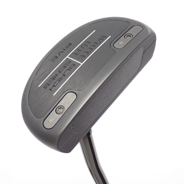 【中古ゴルフクラブ】オデッセイ　White Hot　ホワイト・ホット ブラック FIVE DB パター カーボンスチール複合シャフト　シャフト：カ…