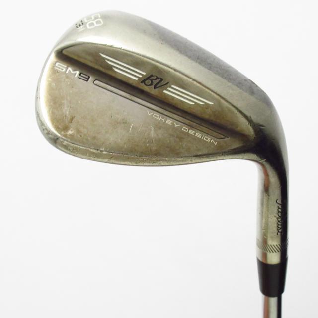 【中古ゴルフクラブ】タイトリスト　Vokey　Vokey SM9 BRASHED STEEL ウェッジ Dynamic Gold　シャフト：Dynamic Gold