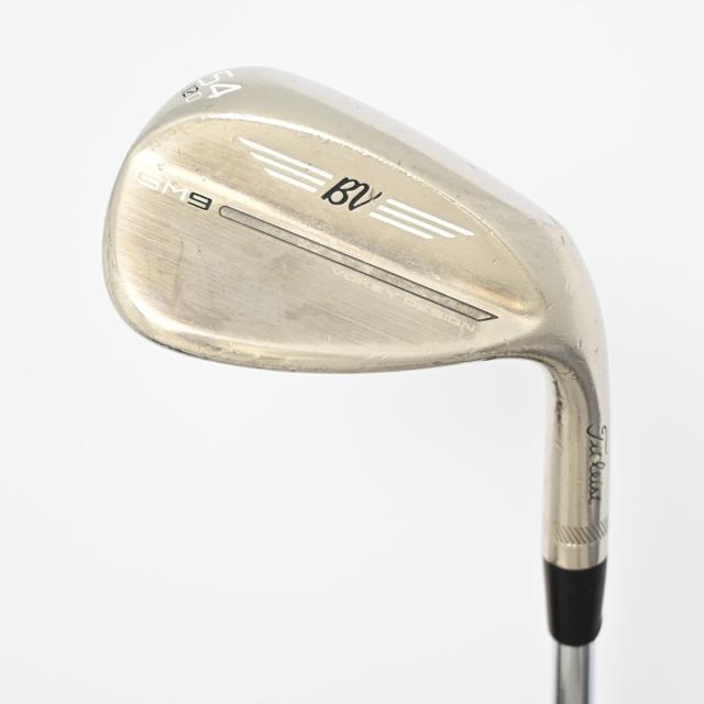 【中古ゴルフクラブ】タイトリスト　Vokey　Vokey SM9 BRASHED STEEL ウェッジ スチールシャフト　シャフト：スチールシャフト