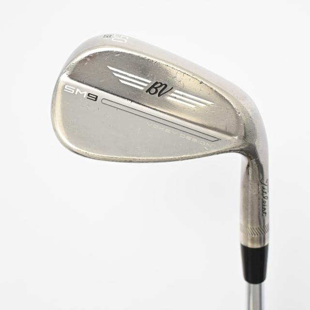 【中古ゴルフクラブ】タイトリスト　Vokey　Vokey SM9 BRASHED STEEL ウェッジ スチールシャフト　シャフト：スチールシャフト