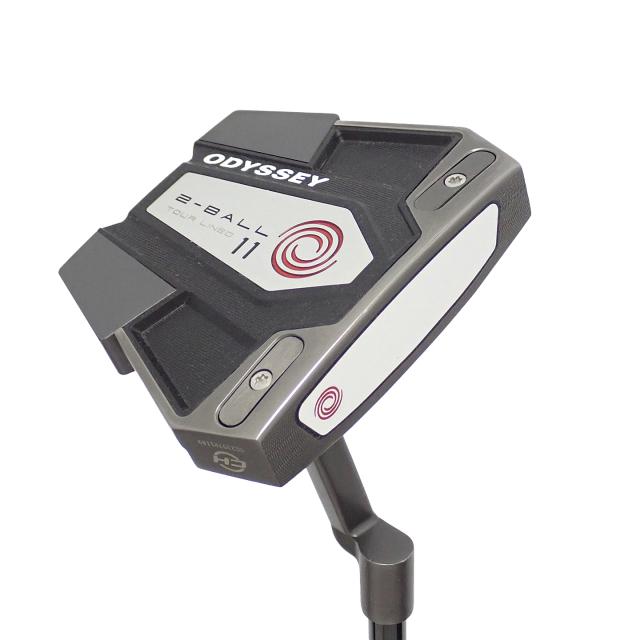 【中古ゴルフクラブ】オデッセイ　ODYSSEY　2-BALL ELEVEN ツアーライン クランクネック パター スチールシャフト　シャフト：スチール…