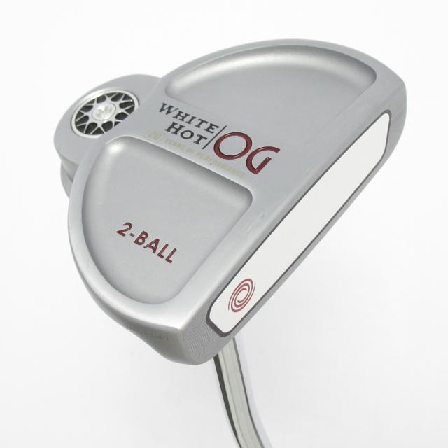 【中古ゴルフクラブ】オデッセイ　White Hot　ホワイトホット オージー 2BALL パター スチールシャフト　シャフト：スチールシャフト