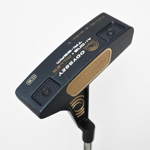 【中古ゴルフクラブ】オデッセイ　AI-ONE MILLED　Ai-ONE MILLED TRI-BEAM DOUBLE WIDE T CS パター スチールシャフト　シャフト：スチ…