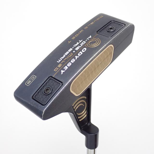 【中古ゴルフクラブ】オデッセイ　AI-ONE MILLED　Ai-ONE MILLED TRI-BEAM DOUBLE WIDE T CS パター スチールシャフト　シャフト：スチ…