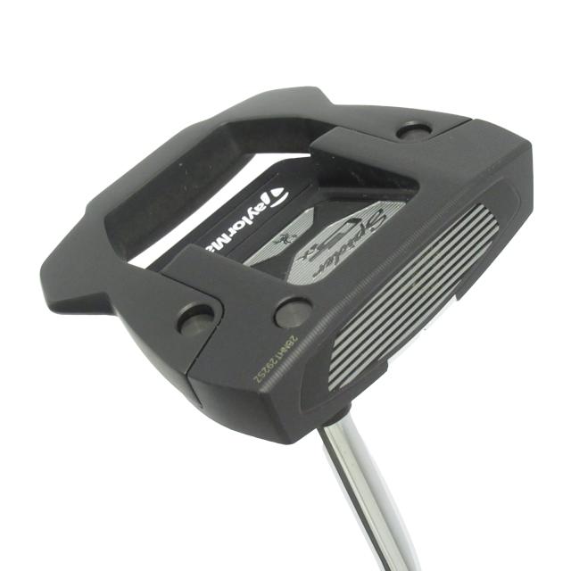 【中古ゴルフクラブ】テーラーメイド　SPIDER　スパイダー GTX BLACK シングルベンド パター スチールシャフト　シャフト：スチールシ…