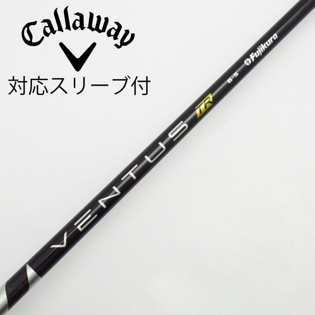 【中古】フジクラ　VENTUS　VENTUS TR BLACK(VELOCOREあり) ドライバー用_スリーブ付  VENTUS TR BLACK 6(VELOCOREあり)