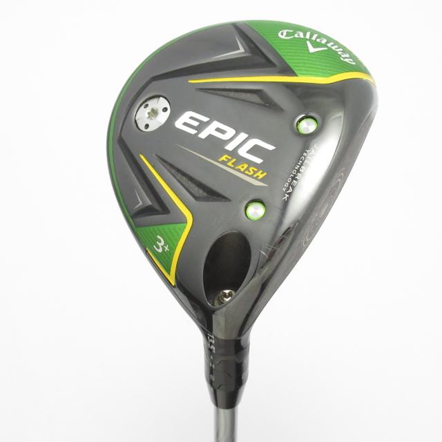 【中古ゴルフクラブ】キャロウェイゴルフ　EPIC　エピックフラッシュ US フェアウェイウッド PROJECT X EVEN FLOW GREEN 55　シャフト…