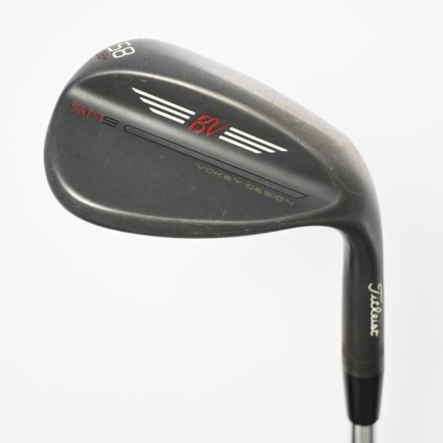 【中古ゴルフクラブ】タイトリスト　Vokey　ボーケイ SM9 JET BLACK ウェッジ スチールシャフト　シャフト：スチールシャフト