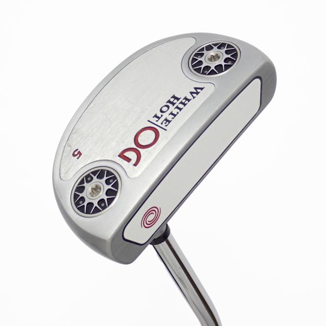 【中古ゴルフクラブ】オデッセイ　White Hot　ホワイトホット オージー #5 SLシャフト装着 パター カーボンスチール複合シャフト　シャ…