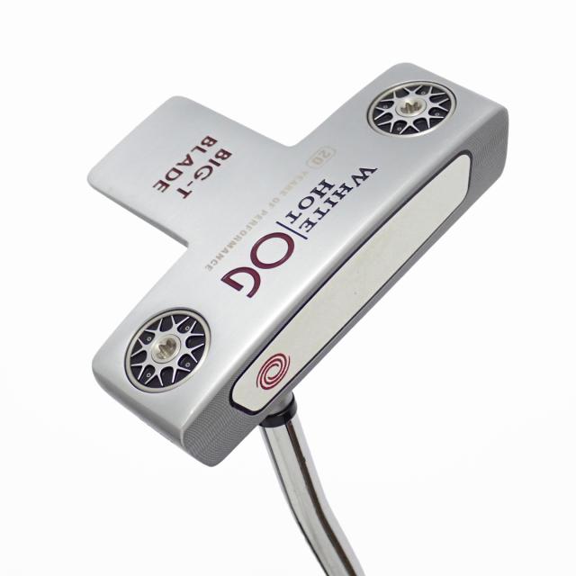 【中古ゴルフクラブ】オデッセイ　White Hot　WHITE HOT OG BIG T パター カーボンスチール複合シャフト　シャフト：カーボンスチール…