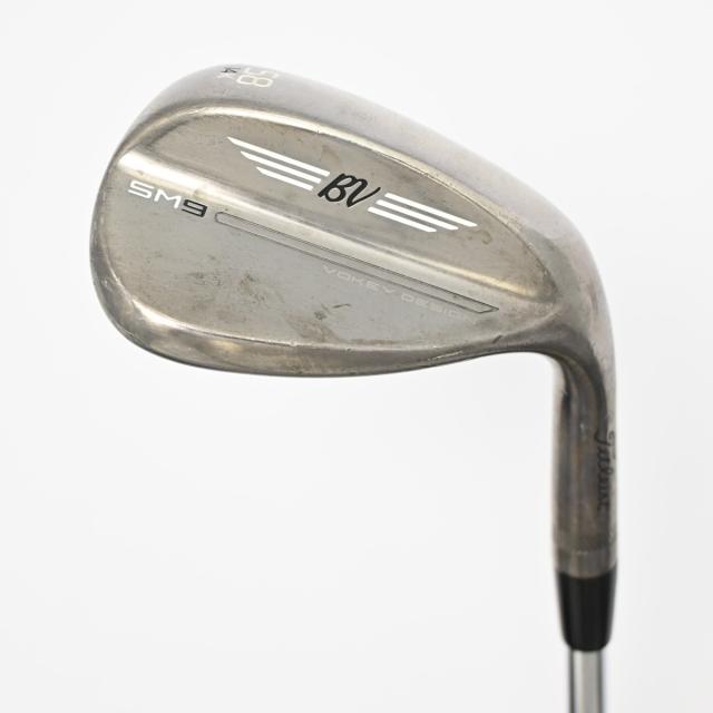 【中古ゴルフクラブ】タイトリスト　Vokey　ボーケイ SM9 BRASHED STEEL ウェッジ BV105　シャフト：BV105