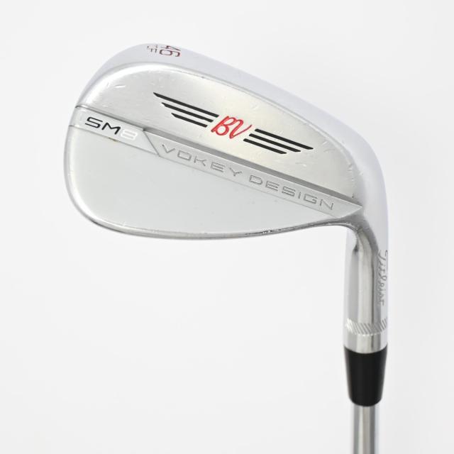 【中古ゴルフクラブ】タイトリスト　Vokey　ボーケイ SM8 ツアークローム ウェッジ スチールシャフト　シャフト：スチールシャフト