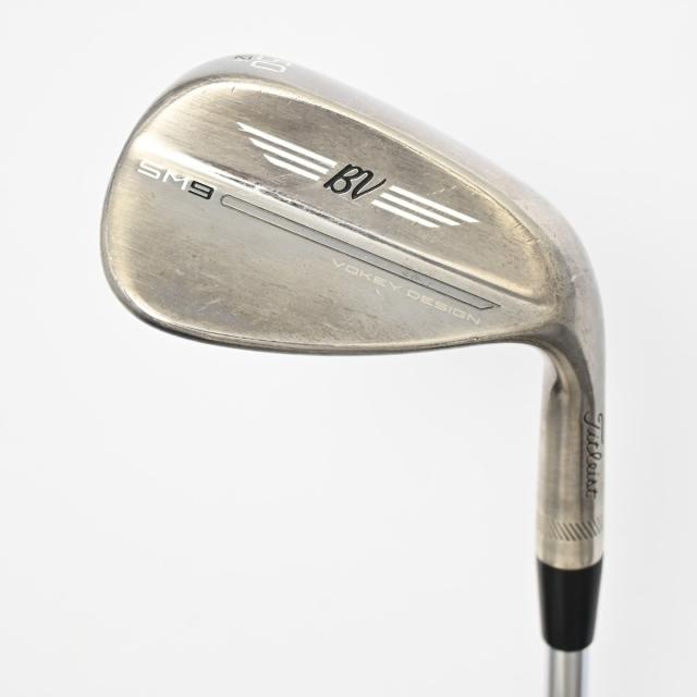 【中古ゴルフクラブ】タイトリスト　Vokey　ボーケイ SM9 BRASHED STEEL ウェッジ BV105　シャフト：BV105