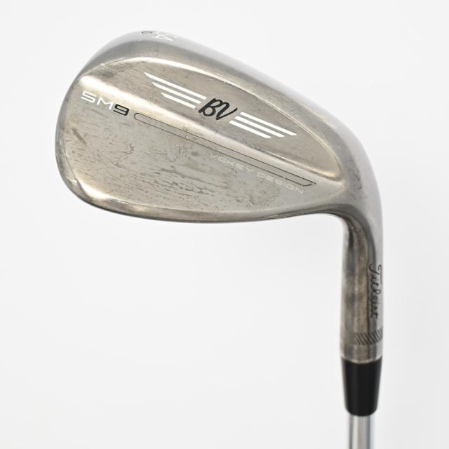 【中古ゴルフクラブ】タイトリスト　Vokey　ボーケイ SM9 BRASHED STEEL ウェッジ BV105　シャフト：BV105
