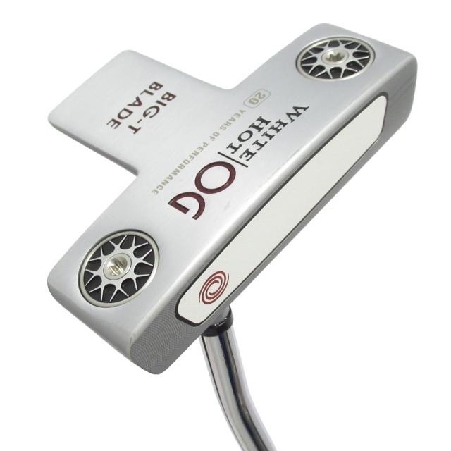 【中古ゴルフクラブ】オデッセイ　White Hot　WHITE HOT OG BIG T パター スチールシャフト　シャフト：スチールシャフト