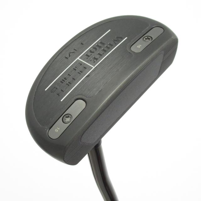 【中古ゴルフクラブ】オデッセイ　White Hot　ホワイト・ホット ブラック FIVE DB パター カーボンスチール複合シャフト　シャフト：カ…