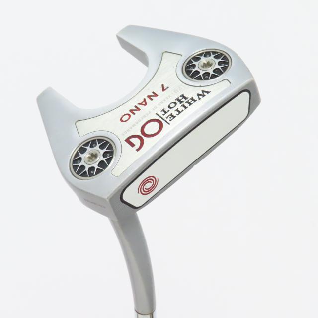 【中古ゴルフクラブ】オデッセイ　White Hot　WHITE HOT OG #7NANO SLｼｬﾌﾄ装着 パター カーボンスチール複合シャフト　シャフト：…