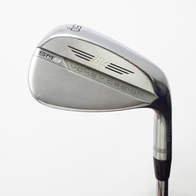 【中古ゴルフクラブ】タイトリスト　Vokey　ボーケイ SM8 ツアークローム ウェッジ スチールシャフト　シャフト：スチールシャフト