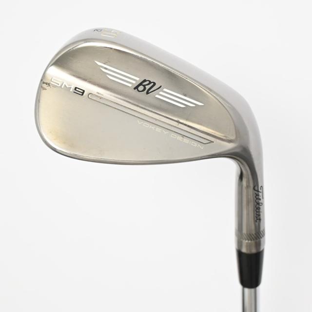 【中古ゴルフクラブ】タイトリスト　Vokey　ボーケイ SM9 BRASHED STEEL ウェッジ Dynamic Gold　シャフト：Dynamic Gold