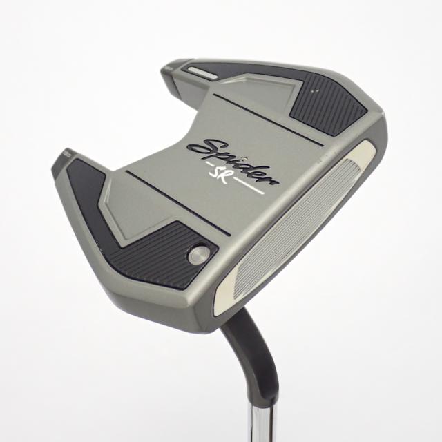【中古ゴルフクラブ】テーラーメイド　SPIDER　スパイダー SR ホワイト／プラチナム フロー パター スチールシャフト　シャフト：スチ…