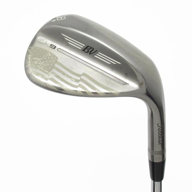 【中古ゴルフクラブ】タイトリスト　Vokey　ボーケイ SM9 BRASHED STEEL ウェッジ Dynamic Gold　シャフト：Dynamic Gold