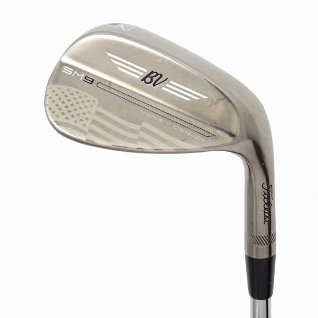 【中古ゴルフクラブ】タイトリスト　Vokey　ボーケイ SM9 BRASHED STEEL ウェッジ Dynamic Gold　シャフト：Dynamic Gold