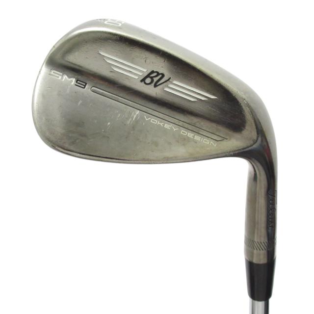 【中古ゴルフクラブ】タイトリスト　Vokey　ボーケイ SM9 BRASHED STEEL ウェッジ Dynamic Gold　シャフト：Dynamic Gold