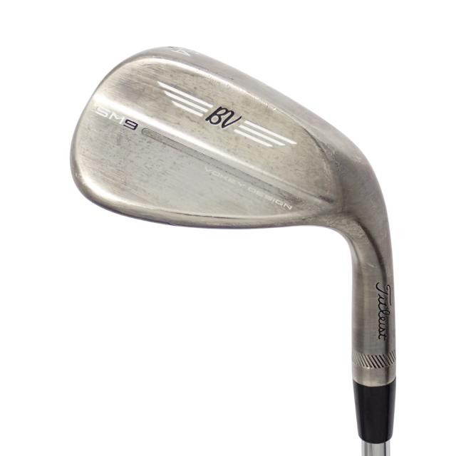 【中古ゴルフクラブ】タイトリスト　Vokey　ボーケイ SM9 BRASHED STEEL ウェッジ Dynamic Gold　シャフト：Dynamic Gold