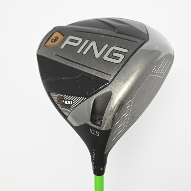 【中古ゴルフクラブ】ピン　G400　G400MAX ドライバー ATTAS 4U 6　シャフト：ATTAS 4U 6