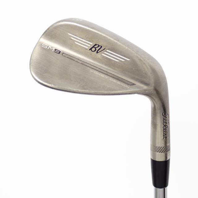 【中古ゴルフクラブ】タイトリスト　Vokey　ボーケイ SM9 BRASHED STEEL ウェッジ BV105　シャフト：BV105