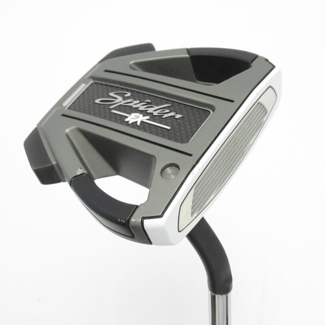 【中古ゴルフクラブ】テーラーメイド　SPIDER　スパイダー EX プラチナム／ホワイト フロー パター スチールシャフト　シャフト：スチ…