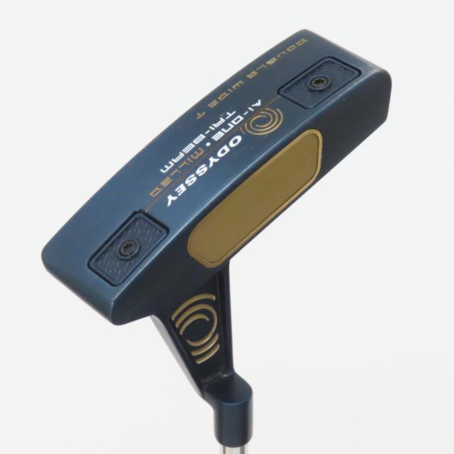【中古ゴルフクラブ】オデッセイ　AI-ONE MILLED　Ai-ONE MILLED TRI-BEAM DOUBLE WIDE T CH パター スチールシャフト　シャフト：スチ…