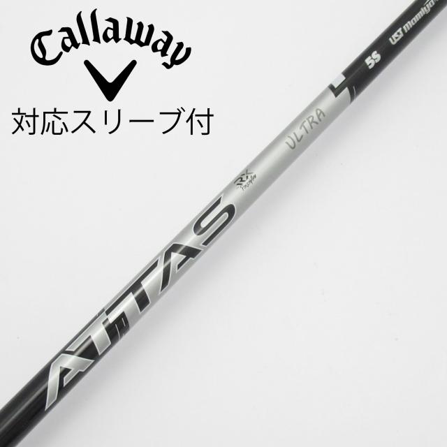 【中古】UST マミヤ　ATTAS　ATTAS RX ULTRA BLACK ドライバー用_スリーブ付  ATTAS RX ULTRA BLACK 5