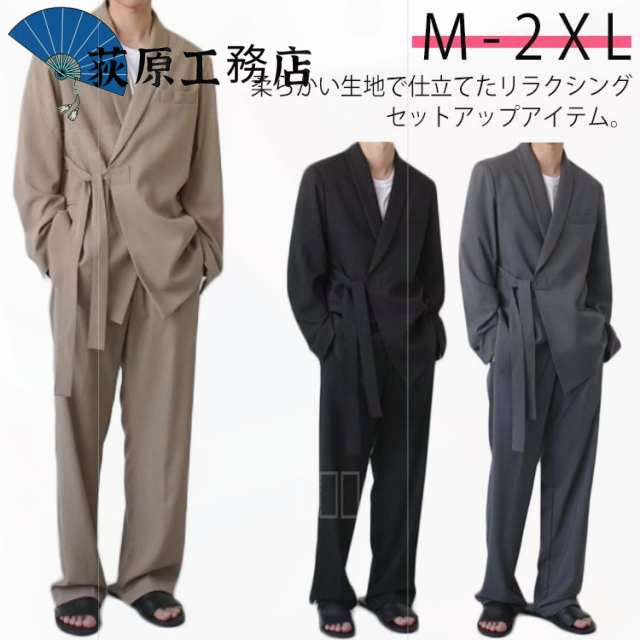 店長イチオシ 売上急増中 メンズ 買い逃し注意 ゆったり ドルマンスリーブ 大きいサイズ カジュアルスーツ テーラードジャケット セットアップ 秋服 在庫わずか オーバーサイズ 収納便利 韓国 秋 ファッション ワイドパンツ 秋冬 早い者勝ち あったか