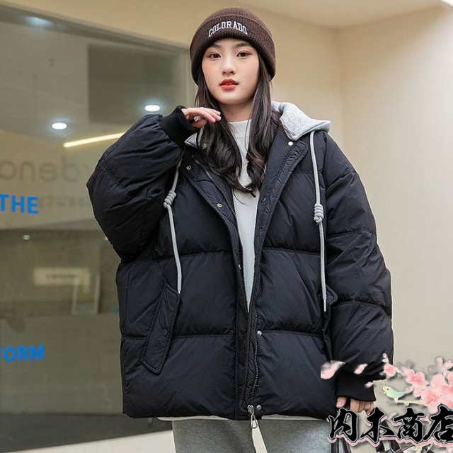 新登場 高校生 中学生 レディース 学生 通学 防寒 軽量 SNS話題 秋 可愛い フード付き カジュアル 冬服 冬 着痩せ 暖かい アウター ジャケット 韓国ファッション 厚手 コート 保温 上着 きれいめ ゆったり ダウンコート 大きいサイズ 防寒対策