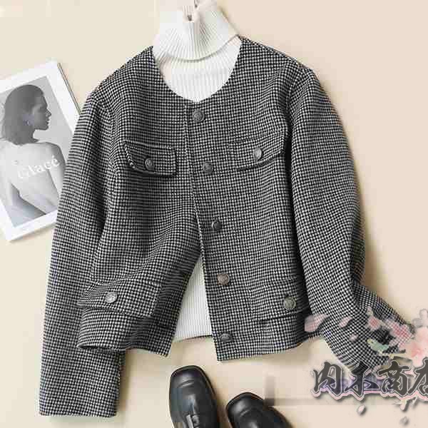 人気急上昇 数量限定入荷 レディース 生活快適特集 ギフトにも最適 アウター コート 入学式 七五三 ウール SNS話題 ノーカラー ノーカラージャケット ショート丈 卒業式 大人 ジャケット 送料無料 クリスマス 冬用 季節限定