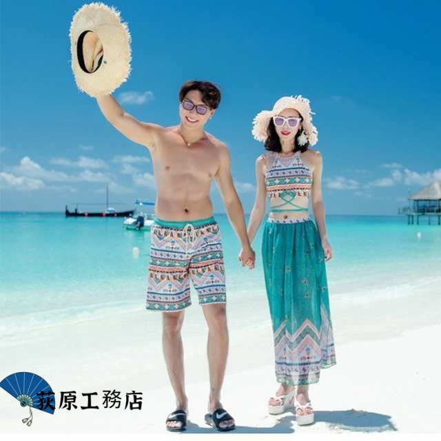 便利グッズ特集 レビュー高評価 話題商品 メンズ レディース デザイン性 お揃え 在庫わずか ペアビーチ ペアルック 男女単品売り 水着 ご夫婦 3点セット カップル ビキニ ペア水着 スイムウエア 上下セット ミズギ サーフパンツ 特価セール中