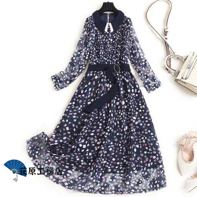 再入荷リクエスト殺到 数量限定中 レディース 軽量仕様 在庫処分価格 在庫わずか 上品 フォーマル Aライン ワンピース 襟付き 母親 卒業式 柄 ママ SNS話題 入園式 シアー 入学式