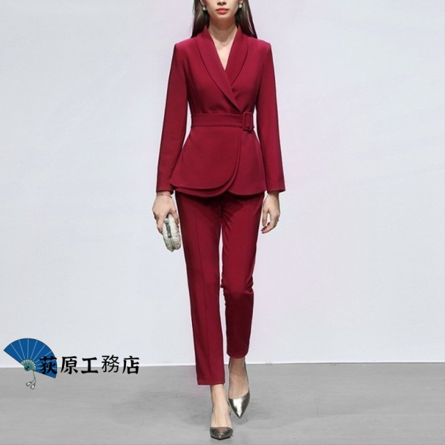 注目アイテム レビュー高評価 おしゃれ シンプル レディース デザイン性 スーツ 収納便利 2点セット パンツ 上下 在庫わずか フォーマル 着痩せ セットアップ パンツスーツ ファッション カジュアル ジャケット 特価セール中 冬用