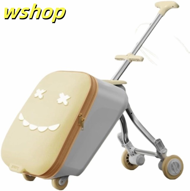 生活快適特集 品質安心 レビュー高評価 【wshop キッズキャリーケース キッズキャリー キャリバック 子供 子供が乗れるスーツケース 話題商品 今だけ キャリーバッグ 乗れるキャリーケース 座れる 多機能トランク 】スーツケース お買い得プライス