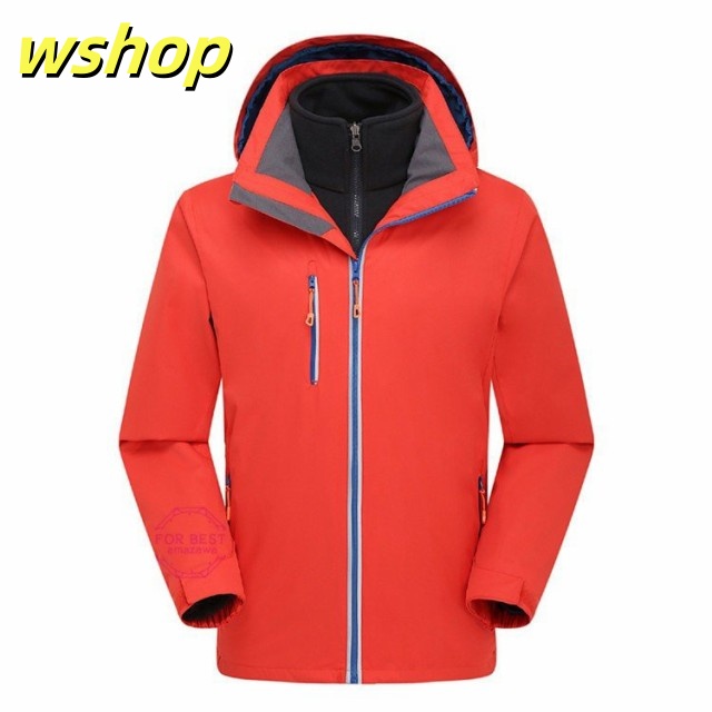 マウンテンパーカー メンズ レディース 50代 40代 裏ボア 登山服 3way