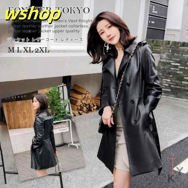 在庫限りの大特価 店長太鼓判 シープスキン レザーコート ライダースジャケット レザージャケット 在庫わずか 本革 上質 【wshop 新登場 】ジャケット レディース 革ジャン ノーカラージャケット ランキング常連 数量限定入荷